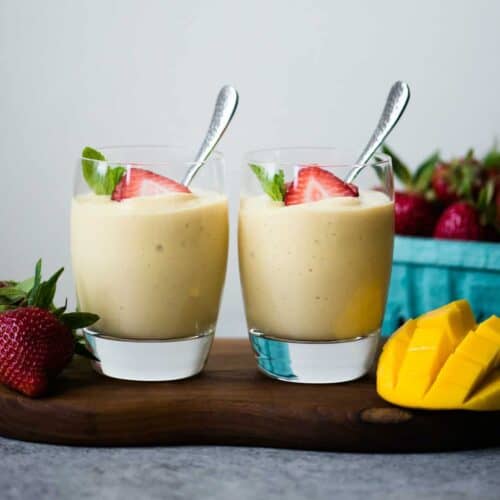Vegan Mango Pineapple Mousse | Healthy Nibbles by Lisa Lin