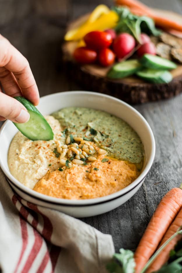 Perfect Hummus Three Ways
