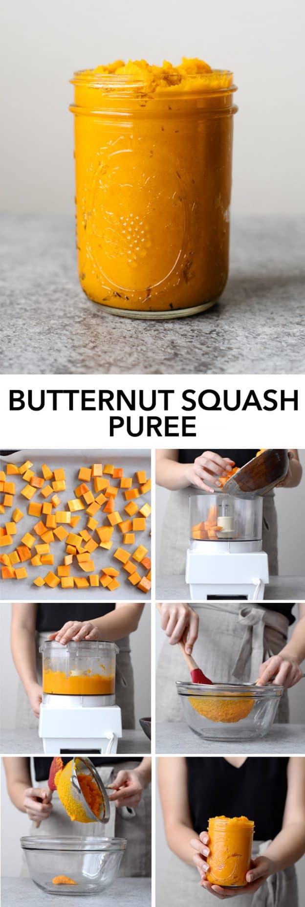 How to Make Butternut Squash Puree | Healthy Nibbles by Lisa Lin