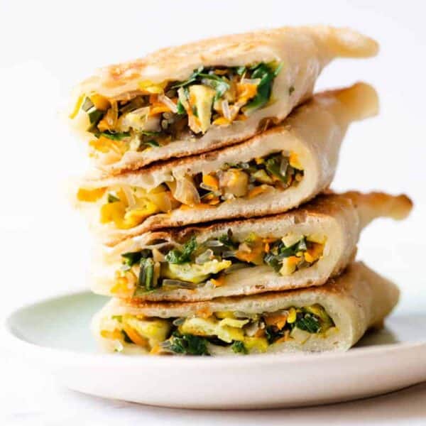 Chinese Chive Boxes (韭菜盒子) | Healthy Nibbles by Lisa Lin by Lisa Lin