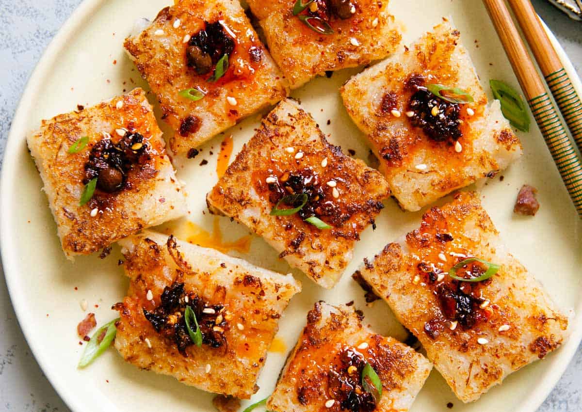 Turnip Cake Lo Bak Go Healthy Nibbles By Lisa Lin By Lisa Lin
