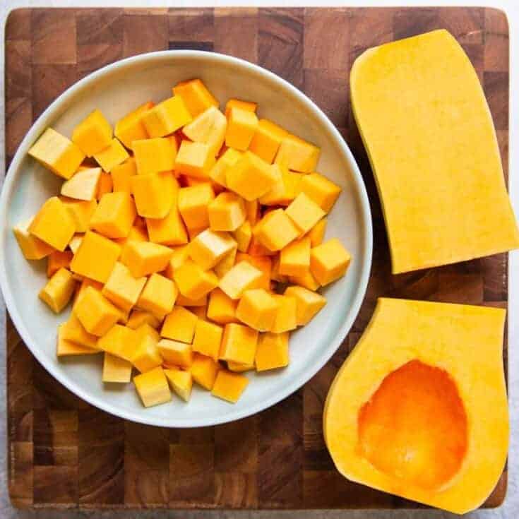 How To Cut Butternut Squash (with Video) | Healthy Nibbles by Lisa Lin