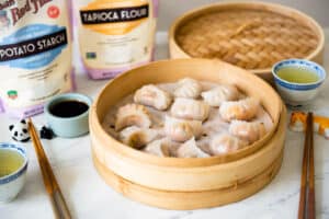 Gluten-Free Crystal Dumplings with Vegan Filling | Healthy Nibbles by ...