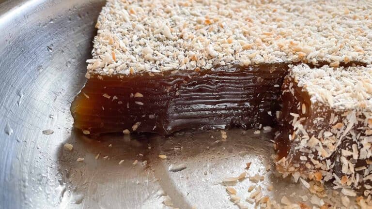 Steamed Tapioca Thousand Layer Cake (菱粉糍/千層糕) | Lisa Lin