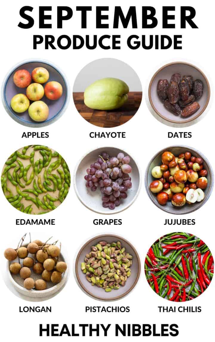 What's in Season: September Produce Guide | Healthy Nibbles by Lisa Lin