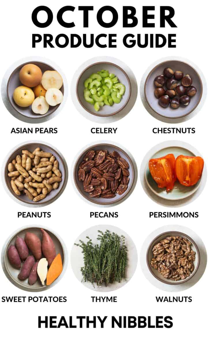 Whats In Season October Produce Guide Healthy Nibbles By Lisa Lin 5125