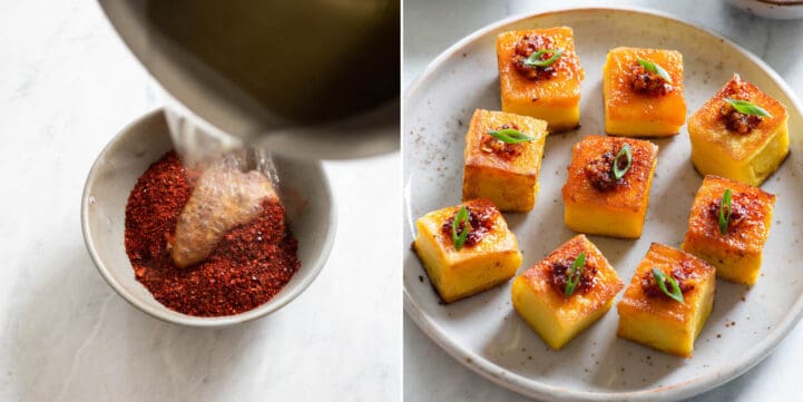 How to Make Shan Tofu (Chickpea Tofu) | Lisa Lin