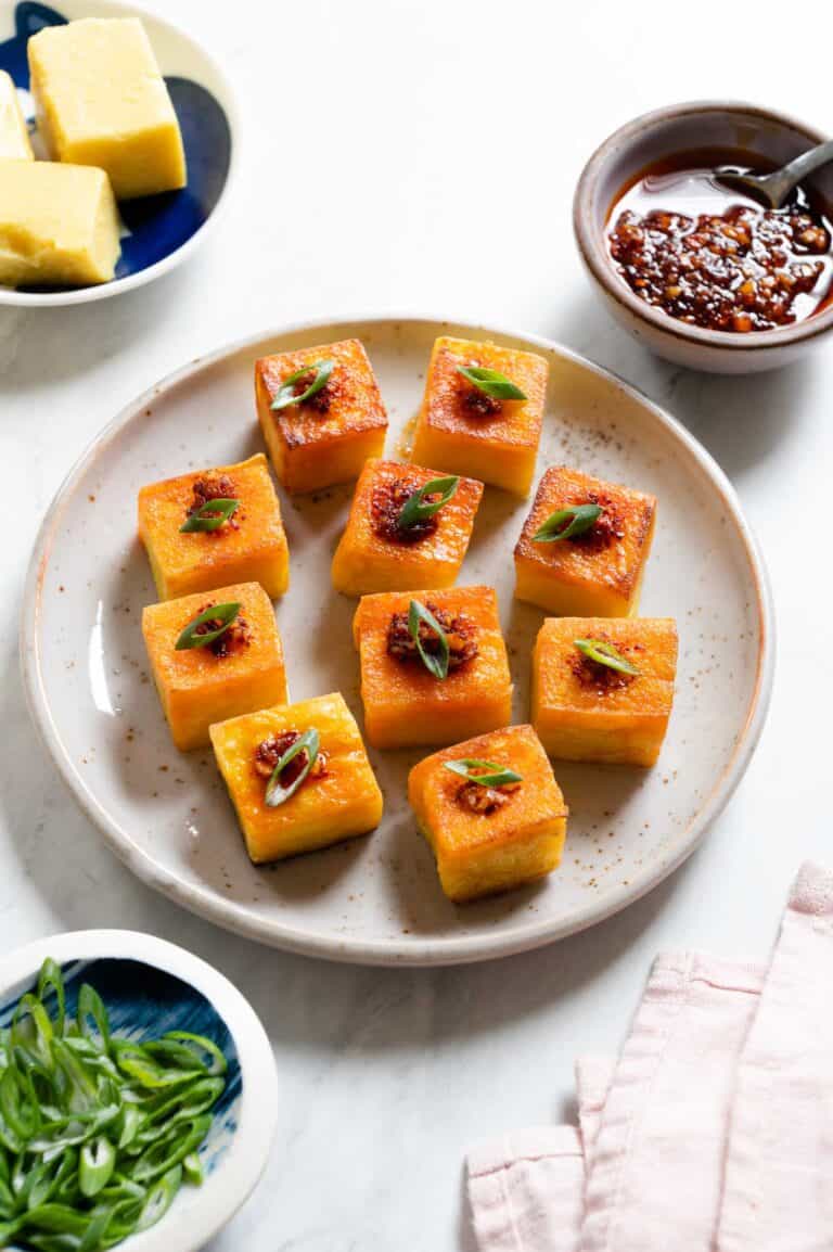 How to Make Shan Tofu (Chickpea Tofu) | Lisa Lin
