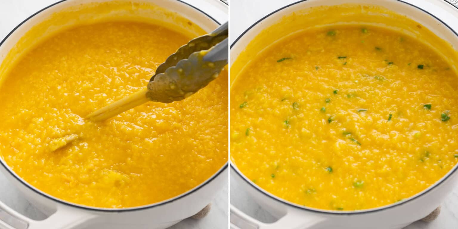 Kabocha Congee (Jook) | Healthy Nibbles by Lisa Lin