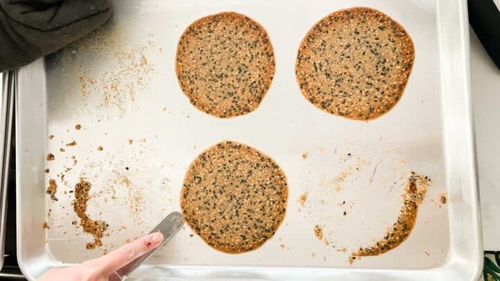 Thin Ginger & Sesame Cookies | Healthy Nibbles by Lisa Lin