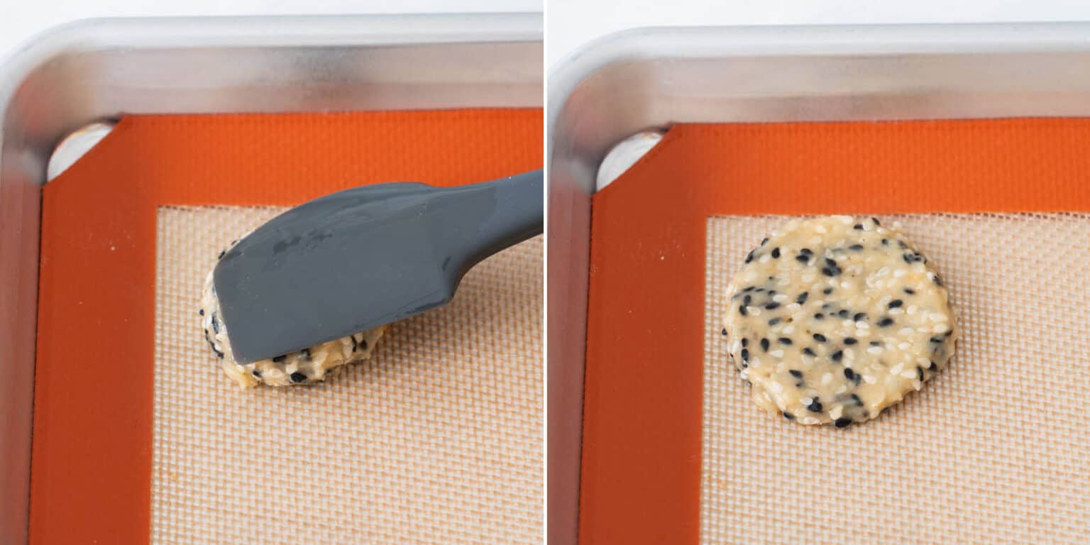 Thin Ginger & Sesame Cookies | Healthy Nibbles by Lisa Lin