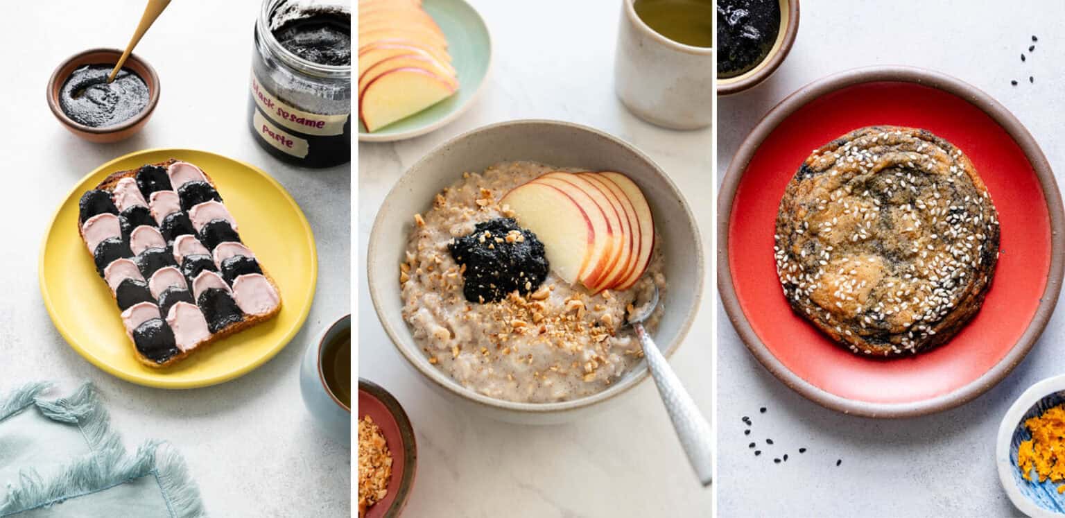 Black Sesame Paste (spreads easily + not too sweet)