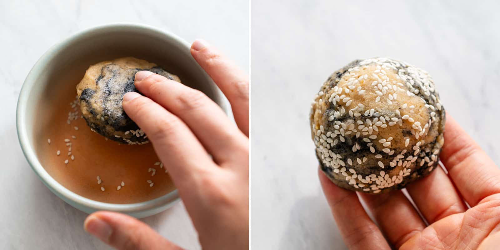 Orange & Black Sesame Cookies | Lisa Lin