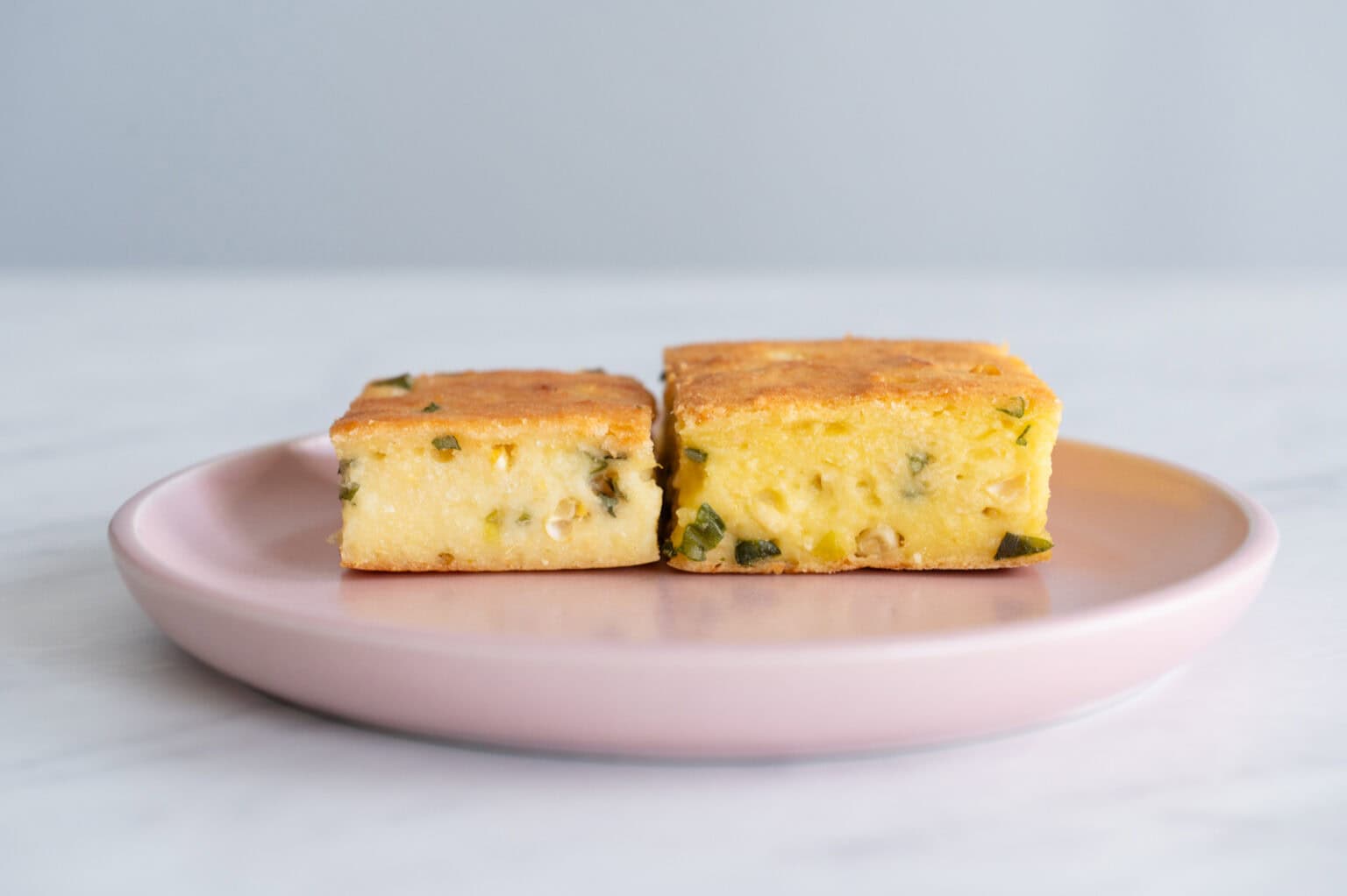 Savory Corn Mochi with Scallions (Gluten Free!) | Lisa Lin