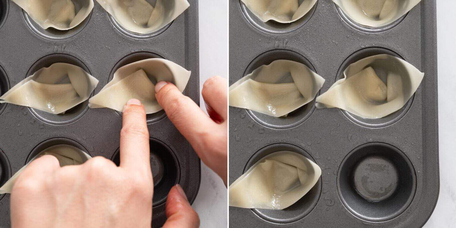 How to Make Wonton Cups (Large & Small Cups) | Lisa Lin