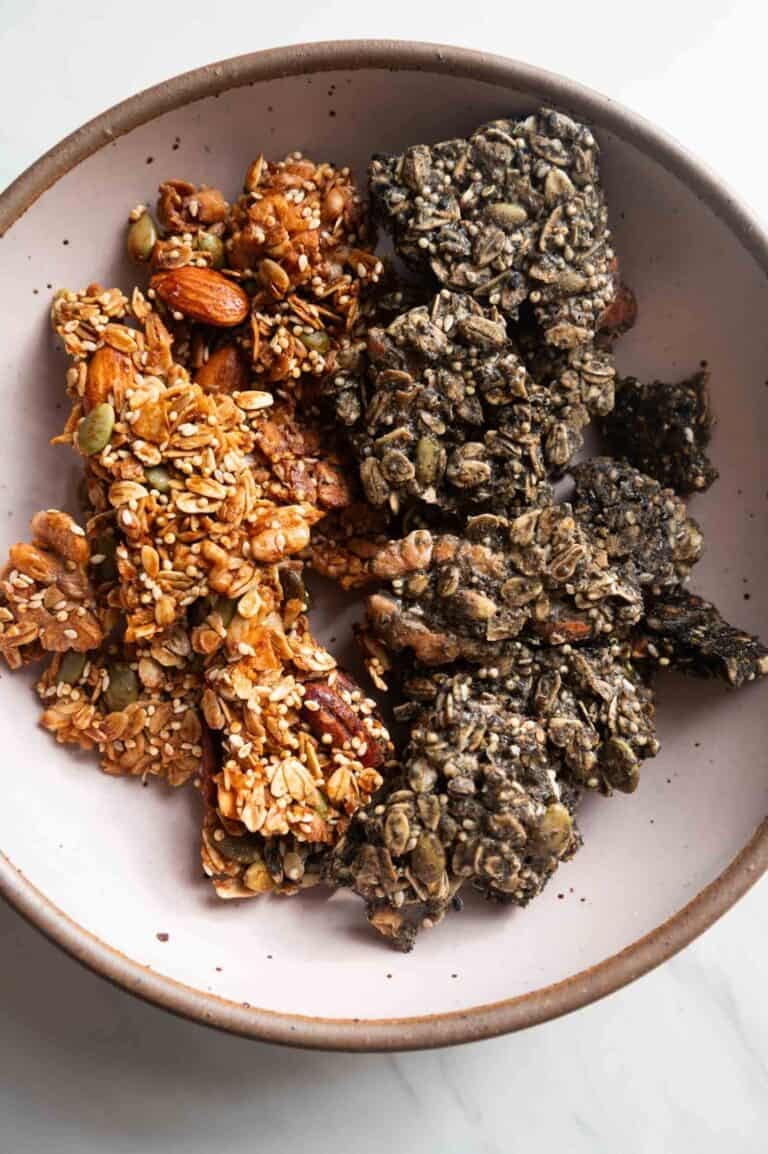 Orange & Black Sesame Granola Clusters